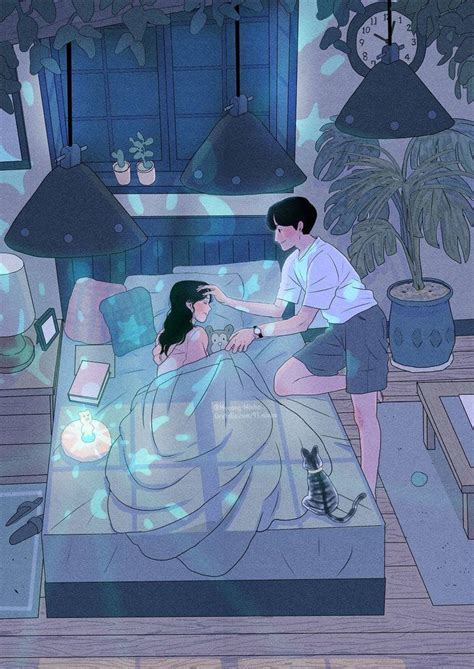 Couple In Shower Drawing Cuddle Night Couple Pic Anime