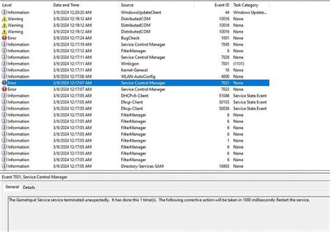 Rebooting While Playing Games 0x00000119 Gameinput Service Windows