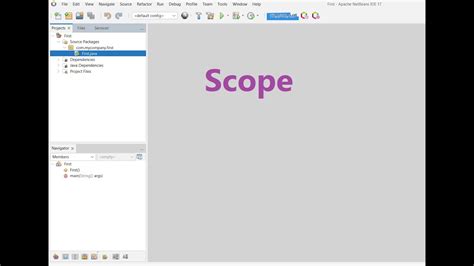Scope In Java Youtube