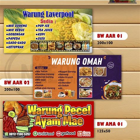 Contoh Banner Kedai Makanan Jujucetakkedaiiklan Kenapa Perlu Gunakan