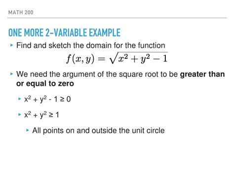 Ppt Functions Of Several Variables In Mathematics Powerpoint Presentation Id8967797