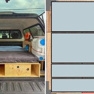 Truck Camper Conversion Building Guide Etsy