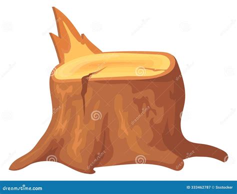 Wooden Trunk Cartoon Icon Tree Timber Cut Stock Photography CartoonDealer Com 333462896