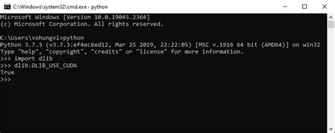 Hướng dẫn build Dlib Python sử dụng CUDA THỊ GIÁC MÁY TÍNH
