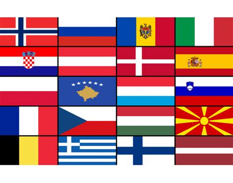 Знамиња на Европски Држави 2 Quiz