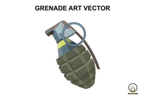 Grenade Vector Material Graphic By Super Vector World · Creative Fabrica