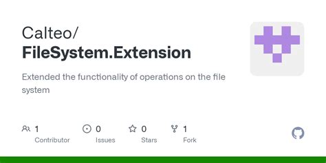 Github Calteofilesystemextension Extended The Functionality Of
