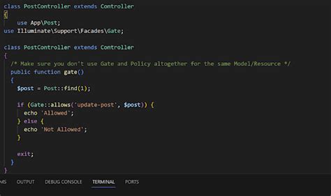 How To Use Gate And Policies In Laravel Aviox Docs