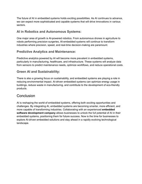 Ppt Integrating Ai In Embedded Systems Future Trends And