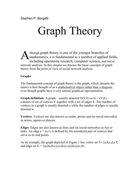 graph theory basics definitions and concepts