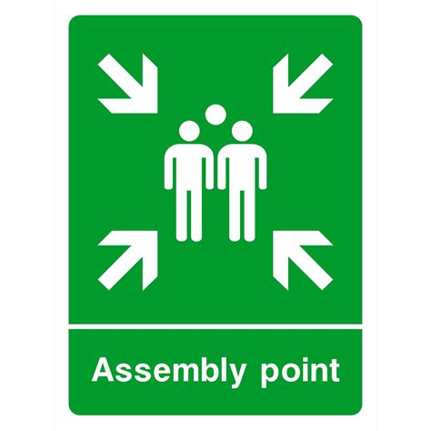Shop For An Fire Assembly Point Sign Part Of The Extensive Construction Site Signs Range Of