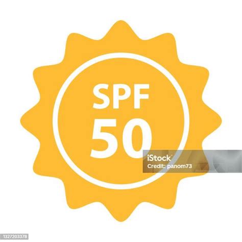 그래픽 디자인 로고 웹 사이트 소셜 미디어 모바일 앱 Ui 일러스트레이션을 위한 Uv Spf 50 자외선 차단 아이콘 벡터 햇볕 차단 로션에 대한 스톡 벡터 아트 및 기타