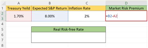 How To Calculate The Risk Free Rate In Microsoft Excel Spreadcheaters