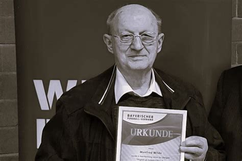 Ehrenmitglied Manfred Wilde Verstorben Bfv