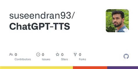 GitHub Suseendran93 ChatGPT TTS