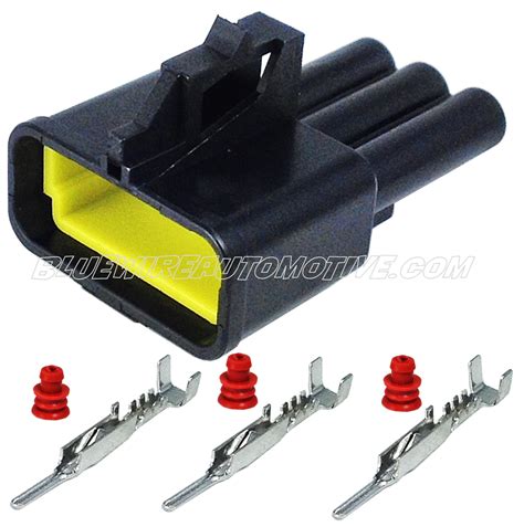 Delphi 280 Series Connector Plug Male And Female 3pin Bwap0048 Bluewire