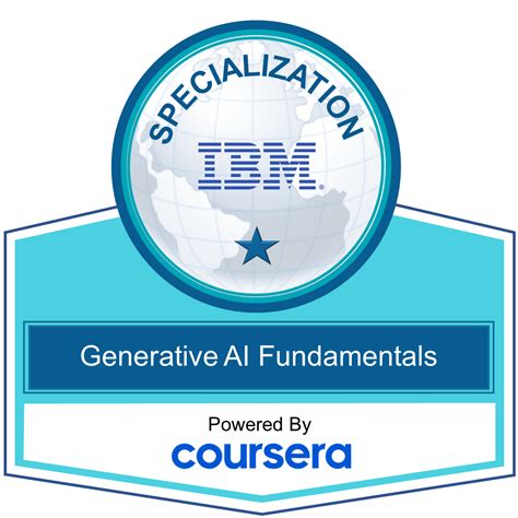 Badge Generative Ai Fundamentals Specialization Ibm Training Global