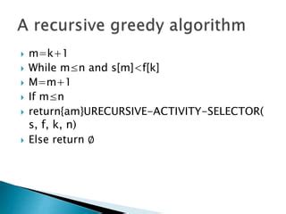 Computer Operating System Greedy Algorithm PPT