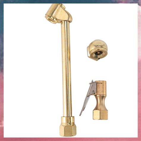 3 Pack Heavy Duty Brass Air Chuck Set 14 Inch Brass Air Chuck For
