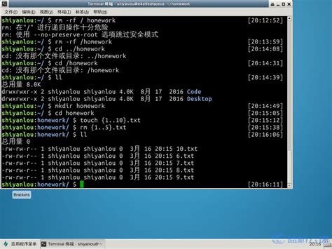 Linux 目录结构及文件基本操作 蓝桥云课