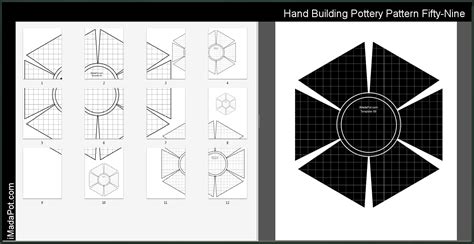 Free Printable Slab Pottery Templates Printable Templates Online By