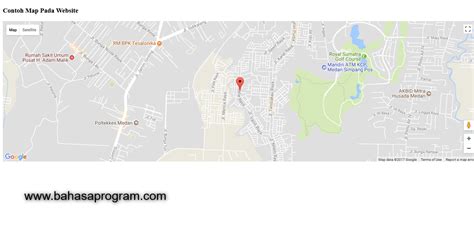 Cara Menampilkan Google Map Pada Halaman Web Belajar Bahasa Pemrograman