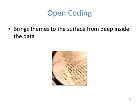 Open Coding Presented By Shahedul Huq Khandkar