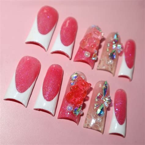 Duck Nails Tips Etsy