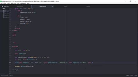 Understand The Date Object In Javascript