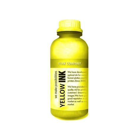 Yellow Eco Solvent Inks For Epson Printer Head
