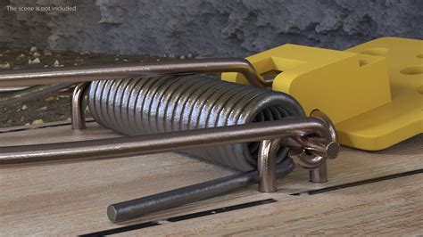 Trigger Plate Mouse Trap 3d Model 24 Max Ma 3ds Blend C4d Fbx