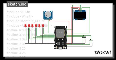 ข้อ 8 Wokwi Esp32 Stm32 Arduino Simulator