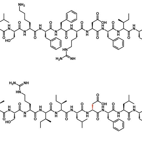 Modified S Pneumoniae Csp1 And Csp2 Analogues Structures Of The Download Scientific Diagram
