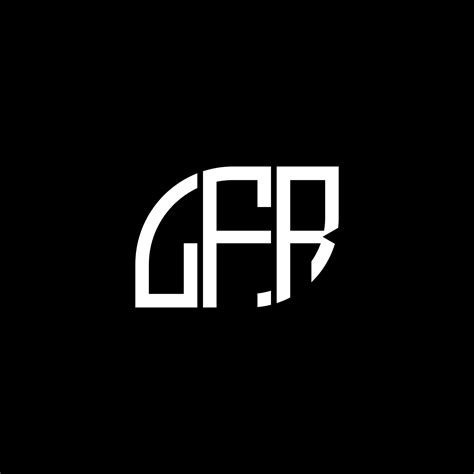 LFR letter logo design on black background. LFR creative initials ...