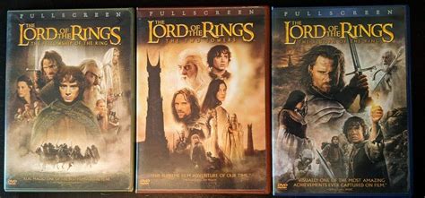 Lord Of The Rings Complete Trilogy Dvd Collection Full