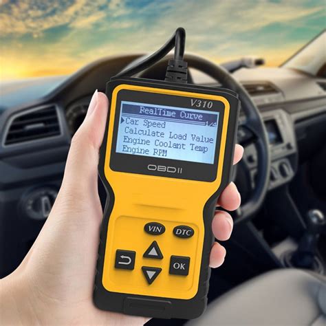 V310 Code Reader Scanner V1 1 Check Engine Fault Car Speed Probe
