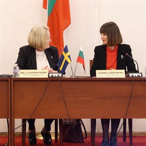 Бях избрана за Председател на Групата за приятелство между България 🇧🇬 и Швеция 🇸🇪 в 49 ото