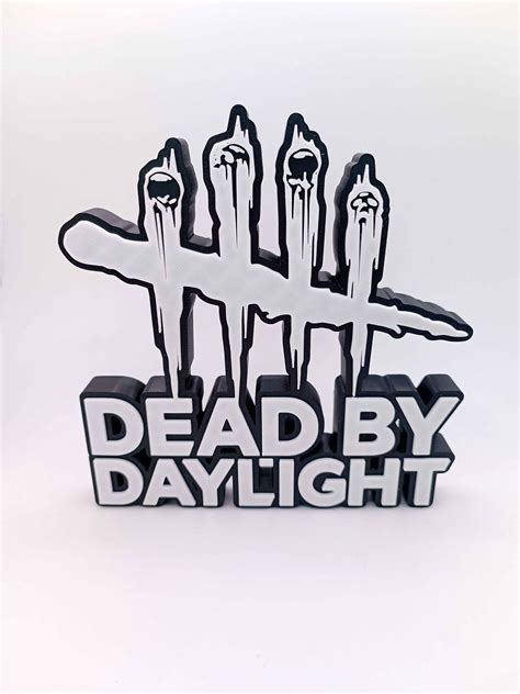 😵 Dead By Daylight Decorative Logo 3d Printable Model 3mf Format