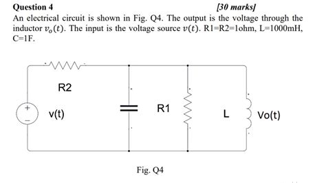 Solved Using The Time Domain Modelling Method Find The