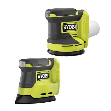 Ryobi One V Cordless Combo Kit W Random Orbit Sander Corner Cat Finish Sander
