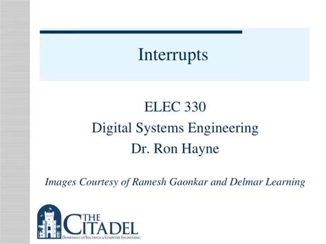 Ppt Interrupts Powerpoint Presentation Free Download Id397378