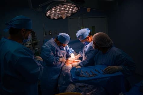 Premium Photo Cesarean Section The Operation Is In Process