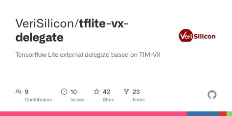 Github Verisilicontflite Vx Delegate Tensorflow Lite External