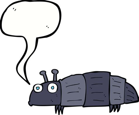 Cartoon Bug With Speech Bubble 44923103 Png