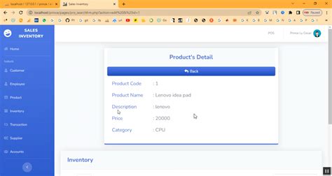 Sales Inventory Management System In Php Application Projects