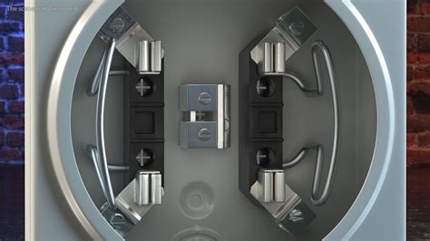 Square D Individual Electricity Meter Socket 3d Model 34 3ds Blend C4d Fbx Max Ma Lxo