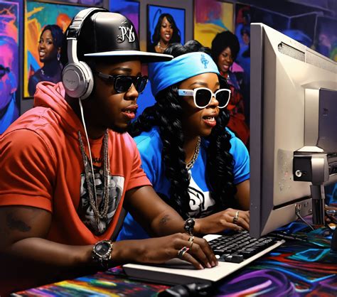 Lexica Pop Art Hyperrealist Portrait Of Black Rapper Papoose And