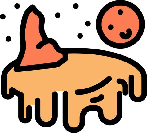 Isolated Space Edge Icon In Orange Color 25077969 Vector Art At Vecteezy