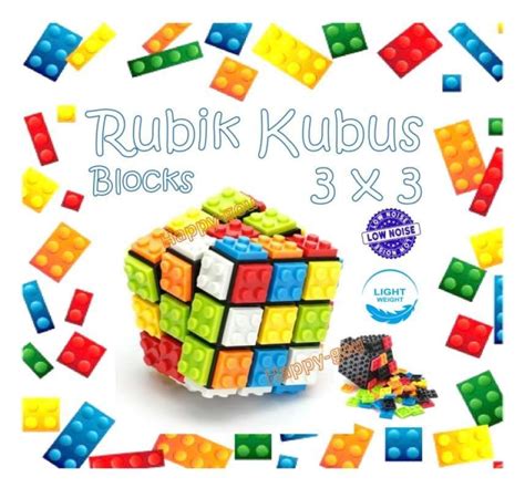 Promo Rubik Kubus 3x3 Mainan Edukasi Rubic Cube Magic Lego Puzzle
