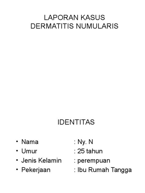 Dermatitis Numularis Pdf